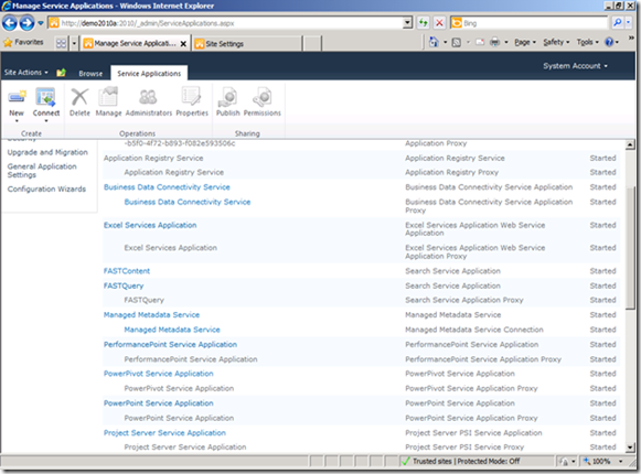 A Static State: Part 5 - FAST for SharePoint 2010 Service Configuration